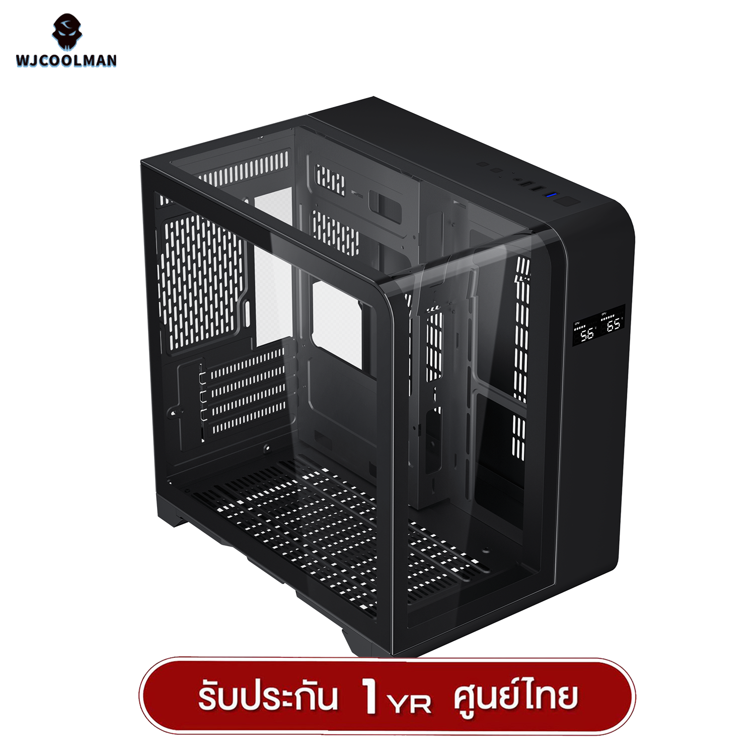 WJCOOLMAN SKYTRIAL Mini m-ATX Tempered Glass Gaming (No Fan)(AIO240) – Gamers Lab TH