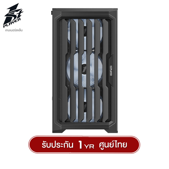 1ST Player Bullet Hunter H2 Tempered Glass M-ATX GAMING CASE (NO FAN ...