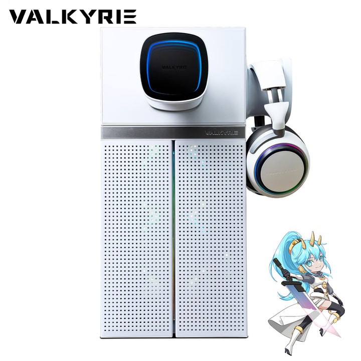 Valkyrie VK02 Delux SUB-SCREEN Computer Case White – Gamers Lab TH