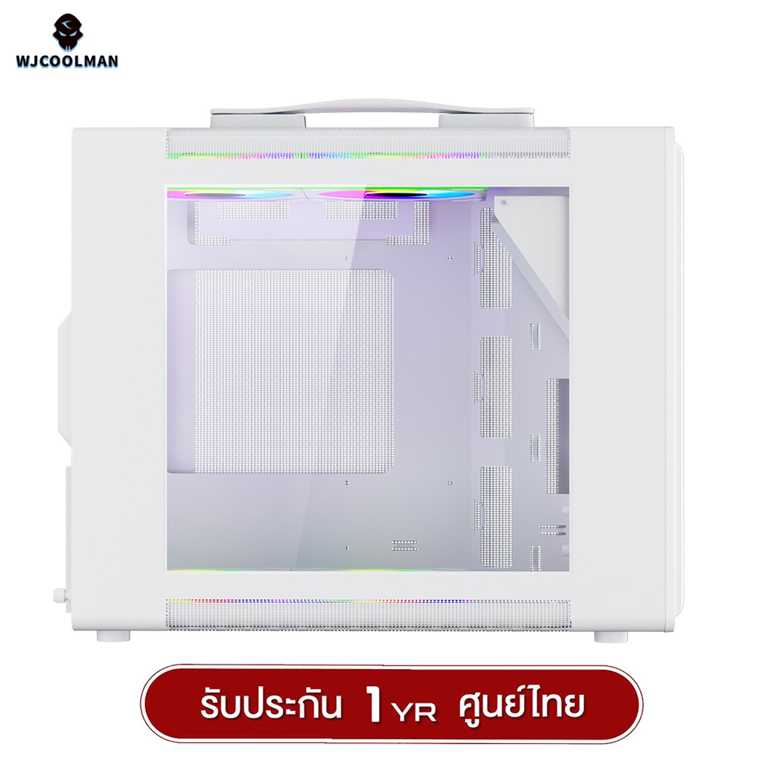WJCOOLMAN ALPHA M-ATX Tempered Glass Gaming Case (No Fan) – Gamers Lab TH
