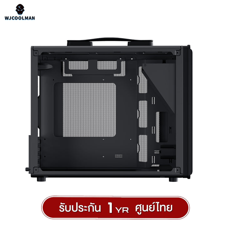 WJCOOLMAN ALPHA M-ATX Tempered Glass Gaming Case (No Fan) – Gamers Lab TH