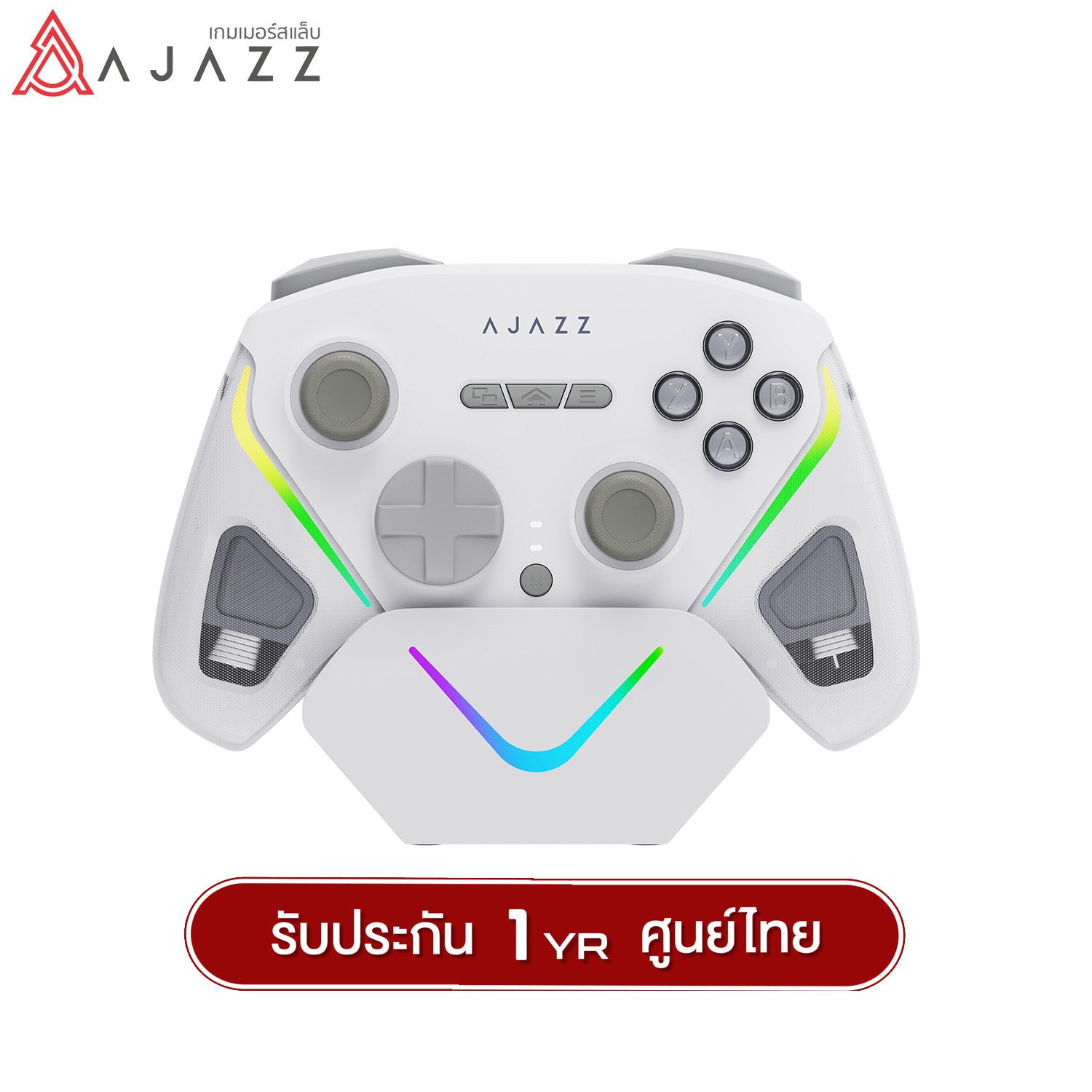 จอยเกมมิ่ง Ajazz GP100 / GP100SET Tri-Mod RGB Wireless Charging JoySti ...
