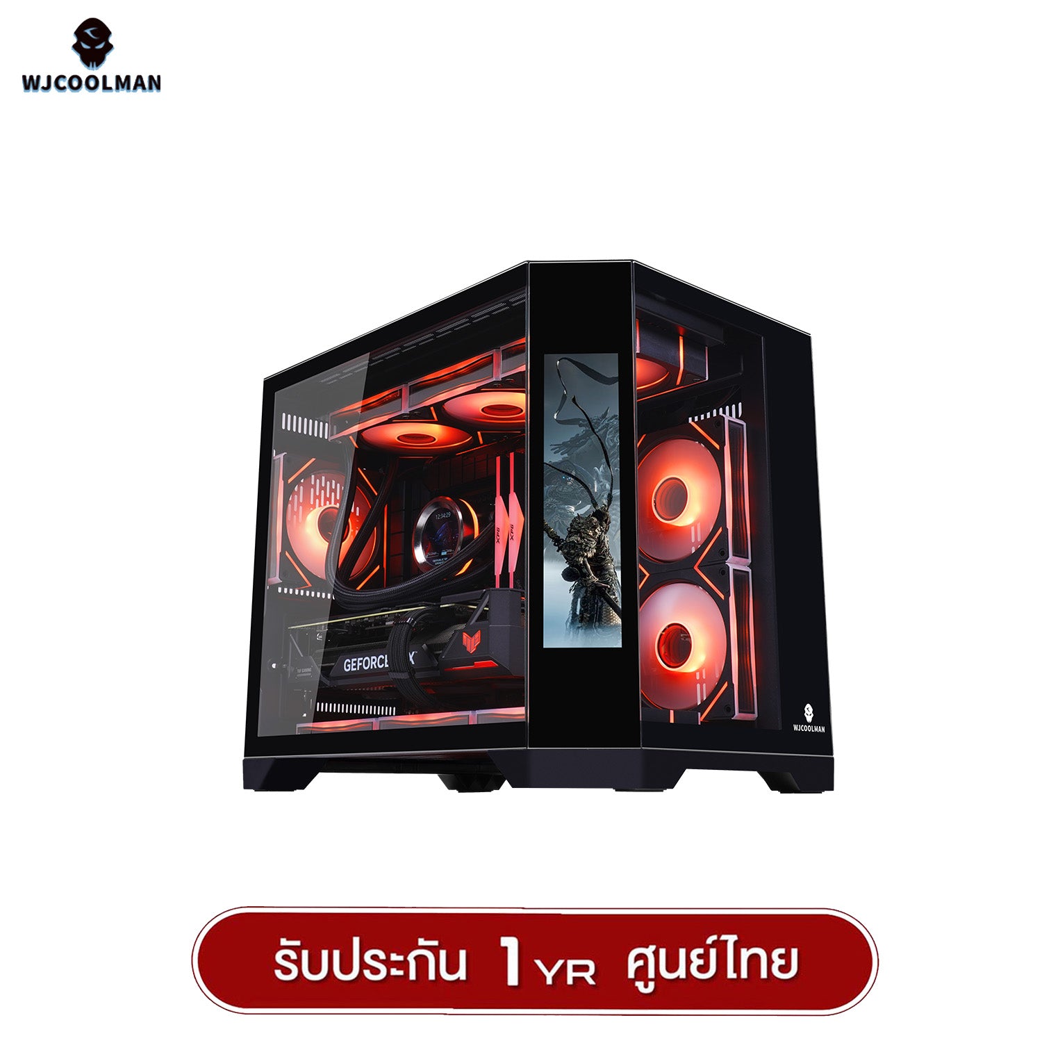 เคสคอมพิวเตอร์ WJCOOLMAN Dreamer LCD (No Fan)(AIO 360) M-ATX Panorama ...