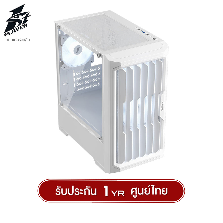 1ST Player Bullet Hunter H2 Tempered Glass M-ATX GAMING CASE (NO FAN ...