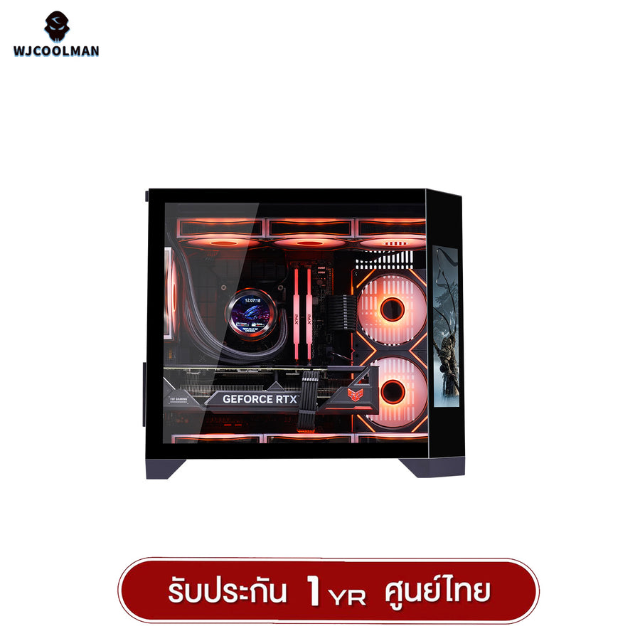 เคสคอมพิวเตอร์ WJCOOLMAN Dreamer LCD (No Fan)(AIO 360) M-ATX Panorama ...