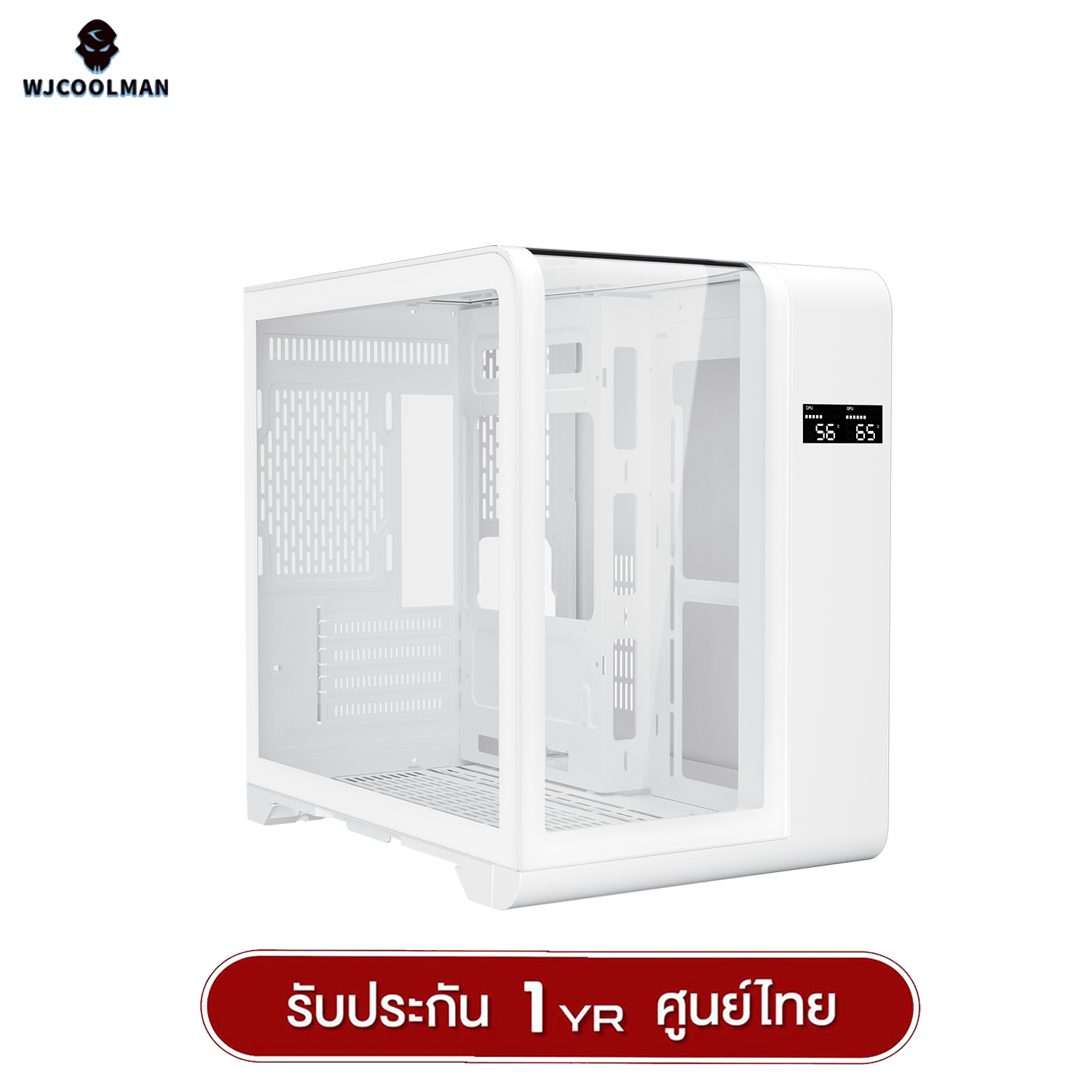 WJCOOLMAN SKYTRIAL Mini m-ATX Tempered Glass Gaming (No Fan)(AIO240 ...