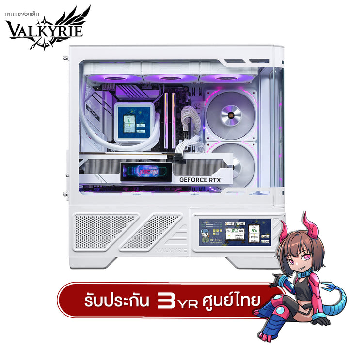 เคสคอมพิวเเตอร์ Valkyrie VK03M LCD IPS Swappable Screen Panorama Tempe ...