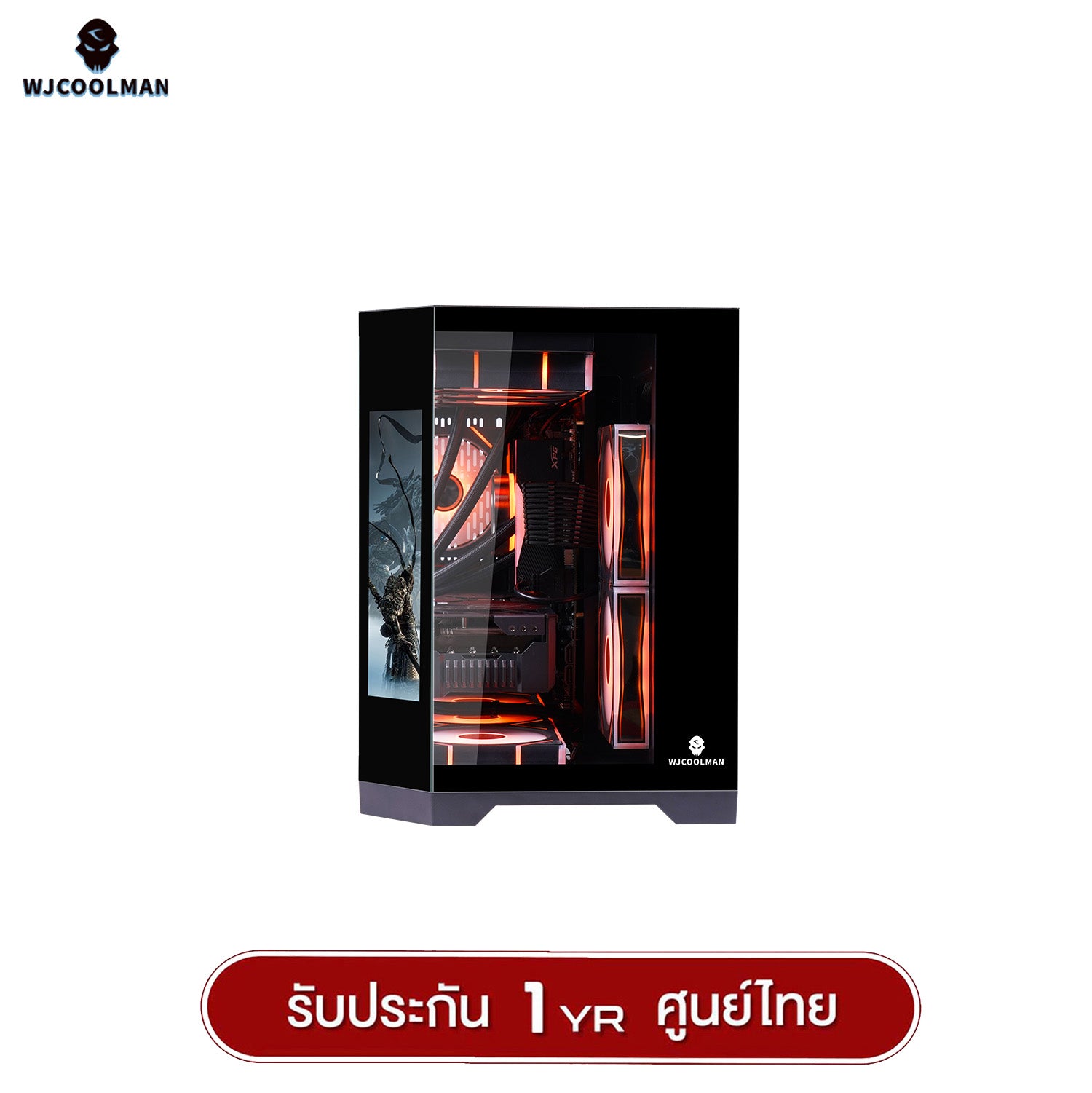 เคสคอมพิวเตอร์ WJCOOLMAN Dreamer LCD (No Fan)(AIO 360) M-ATX Panorama ...