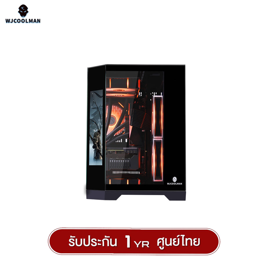 เคสคอมพิวเตอร์ WJCOOLMAN Dreamer LCD Mini (No Fan)(AIO240) M-ATX Panor ...