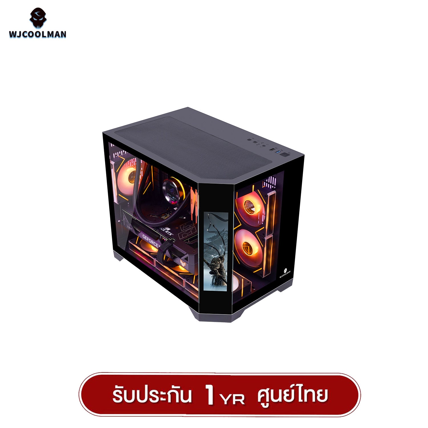 เคสคอมพิวเตอร์ WJCOOLMAN Dreamer LCD (No Fan)(AIO 360) M-ATX Panorama ...