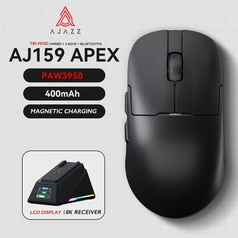 Ajazz AJ159Apex PAW3950 (Wired/2.4G/BT) – Gamers Lab TH