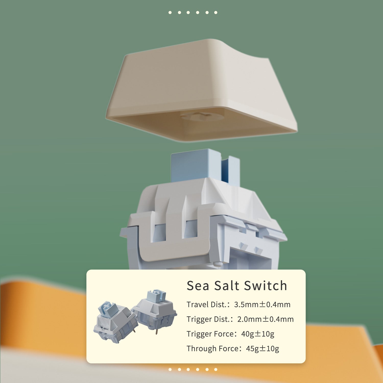 Ajazz AKS068Pro Sea Salt Switch – Gamers Lab TH