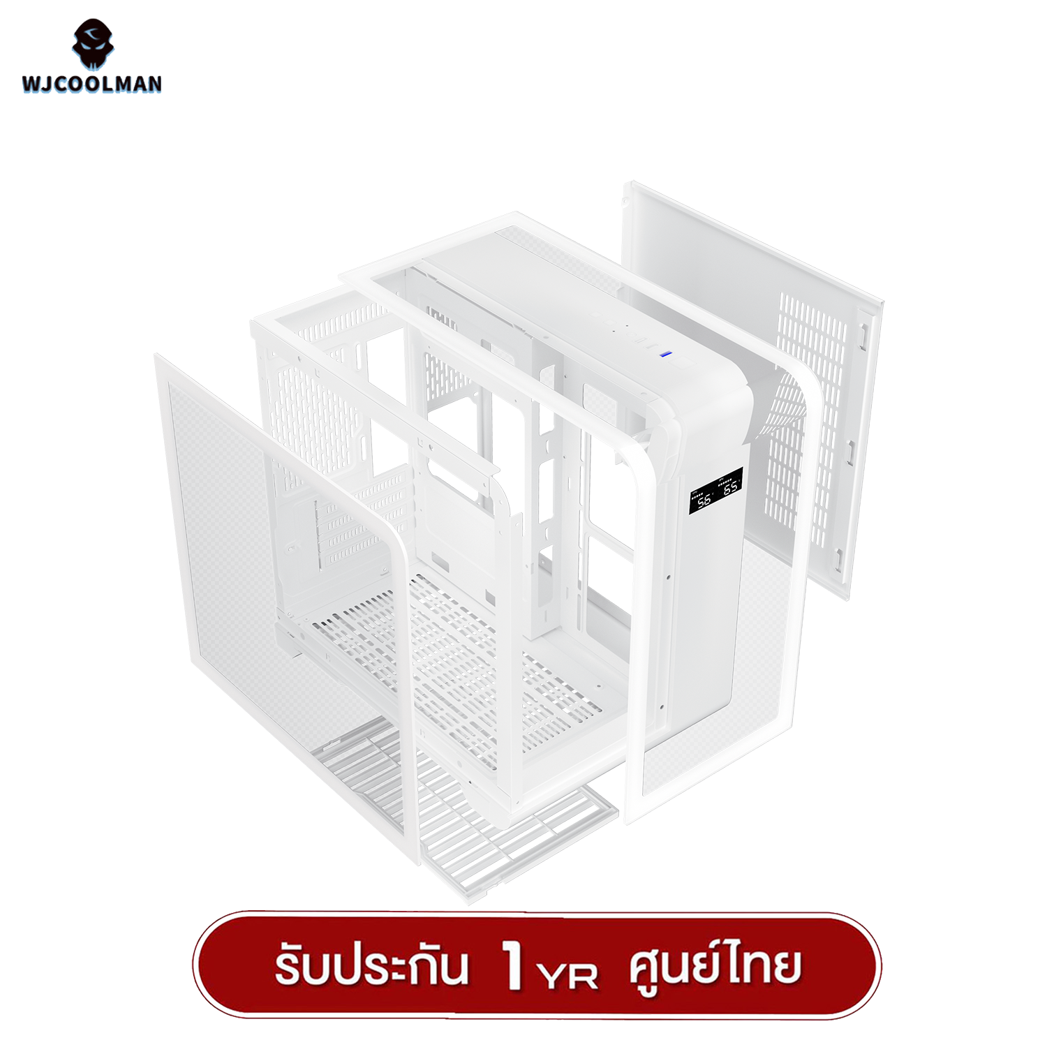 WJCOOLMAN SKYTRIAL Mini m-ATX Tempered Glass Gaming (No Fan)(AIO240 ...