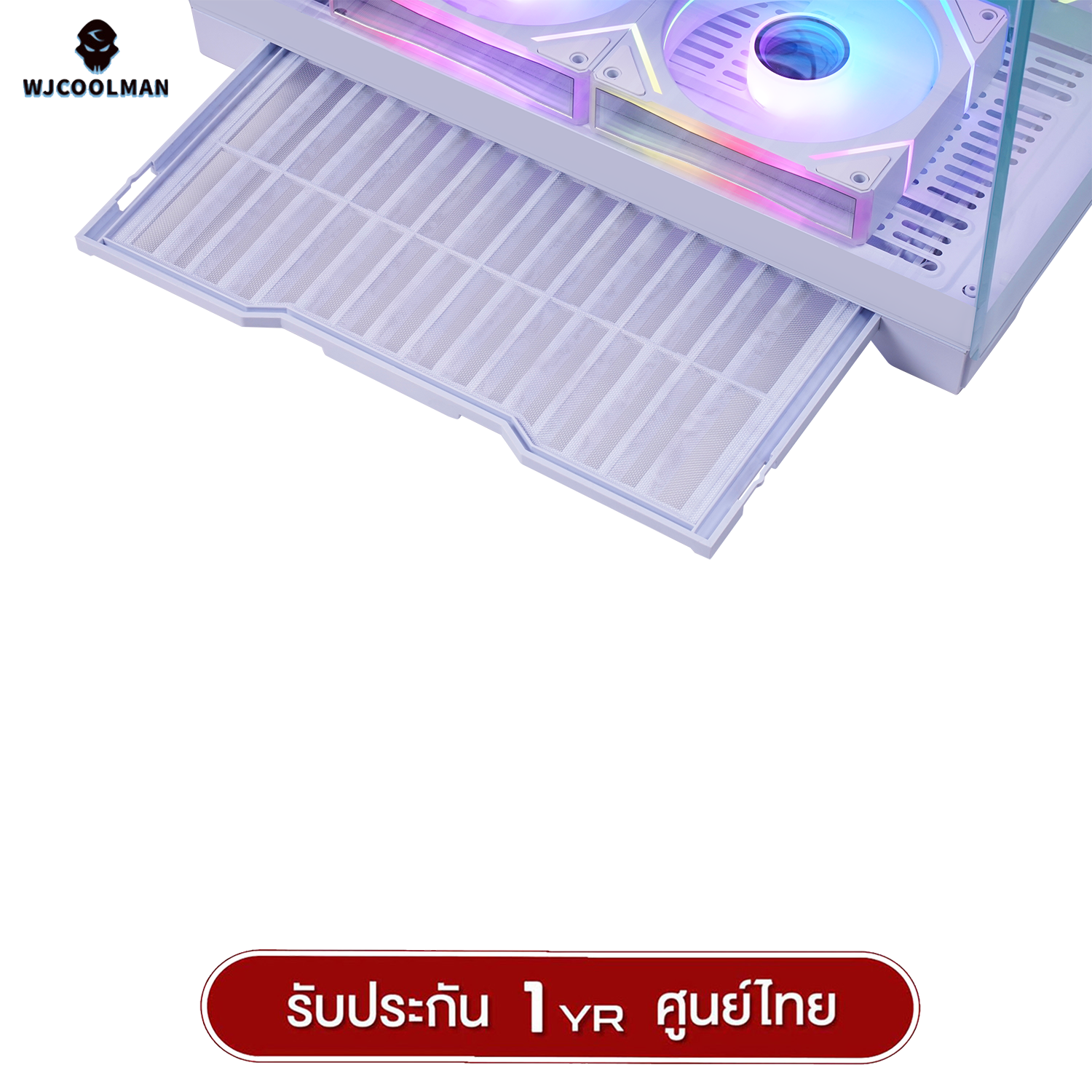 WJCOOLMAN RECKON Mini m-ATX Tempered Glass Gaming Case (No Fan)(AIO240 – Gamers Lab TH